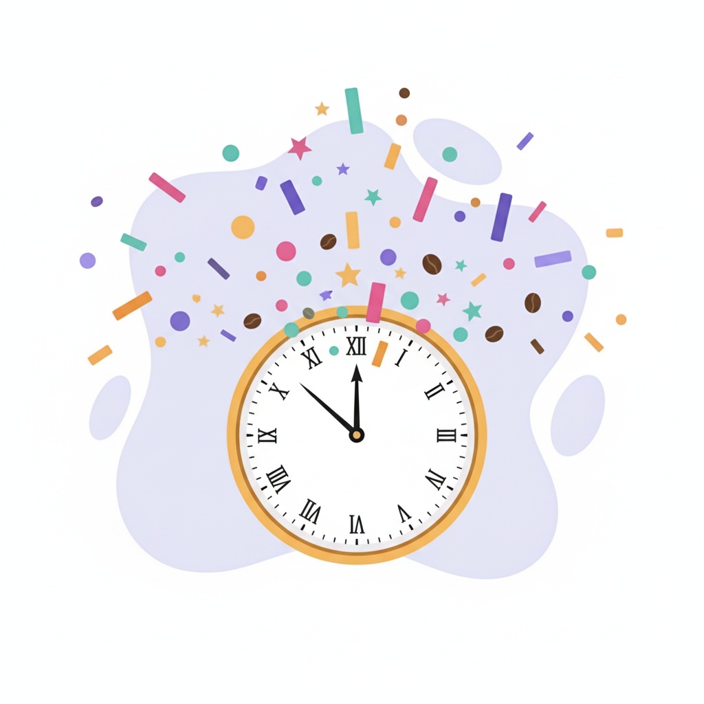 New Year Celebration Countdown - Illustration Pack